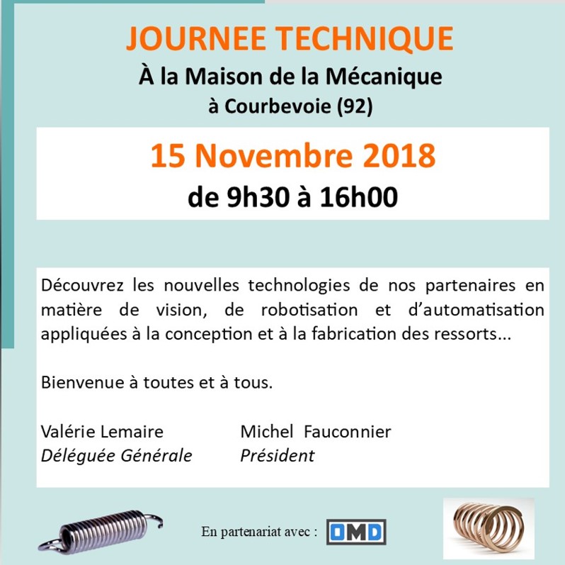 Journée technique 2018 - FIM RESSORTS